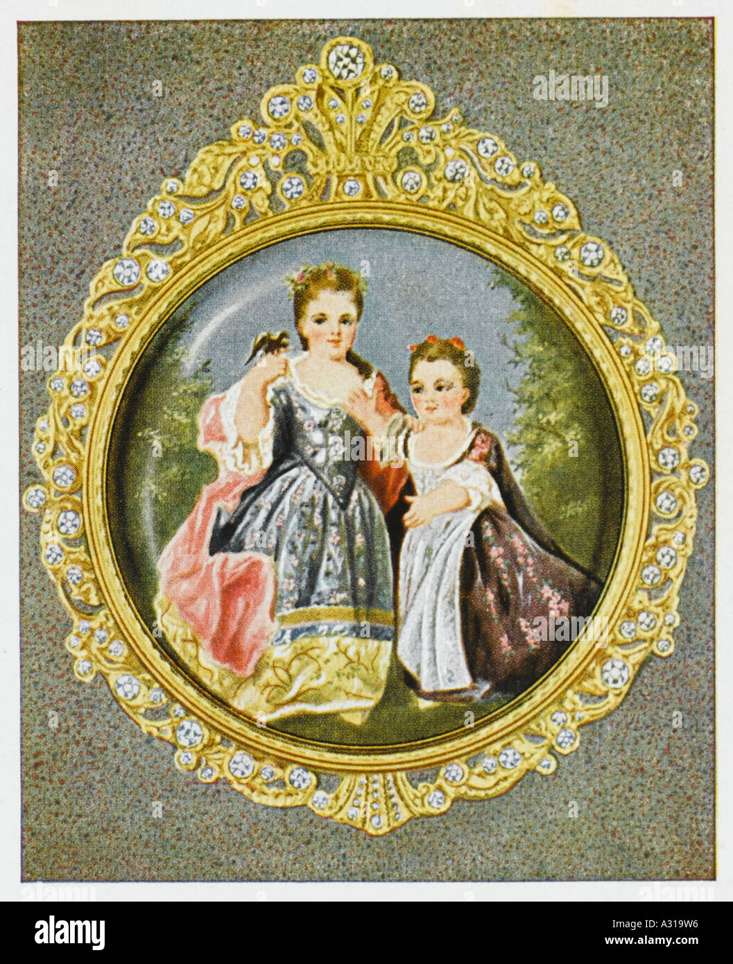 The daughters louis xv hi-res stock photography and images - Alamy