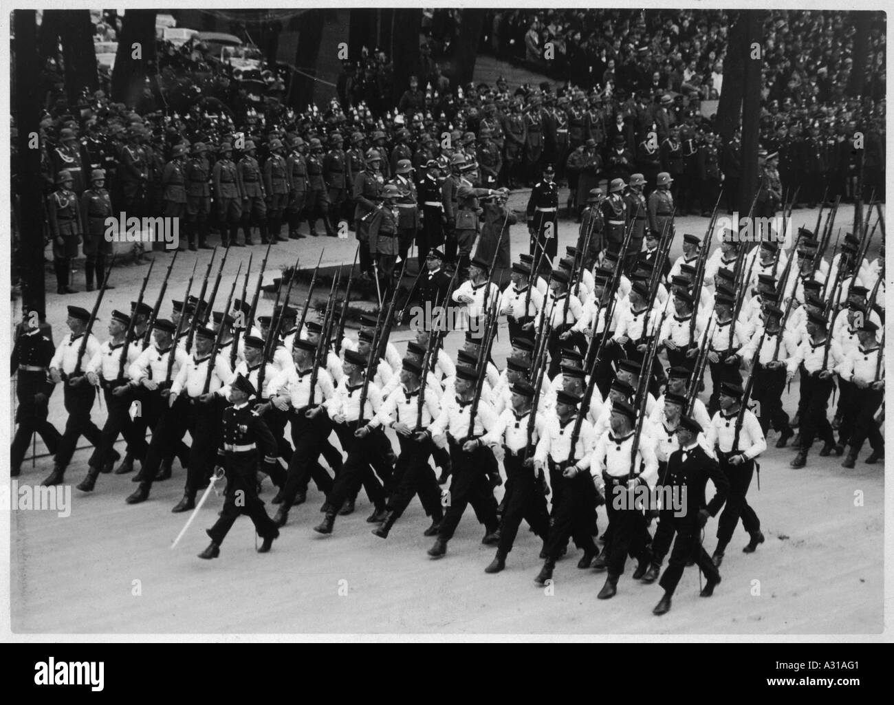 Hitler Birthday Parade Stock Photo - Alamy