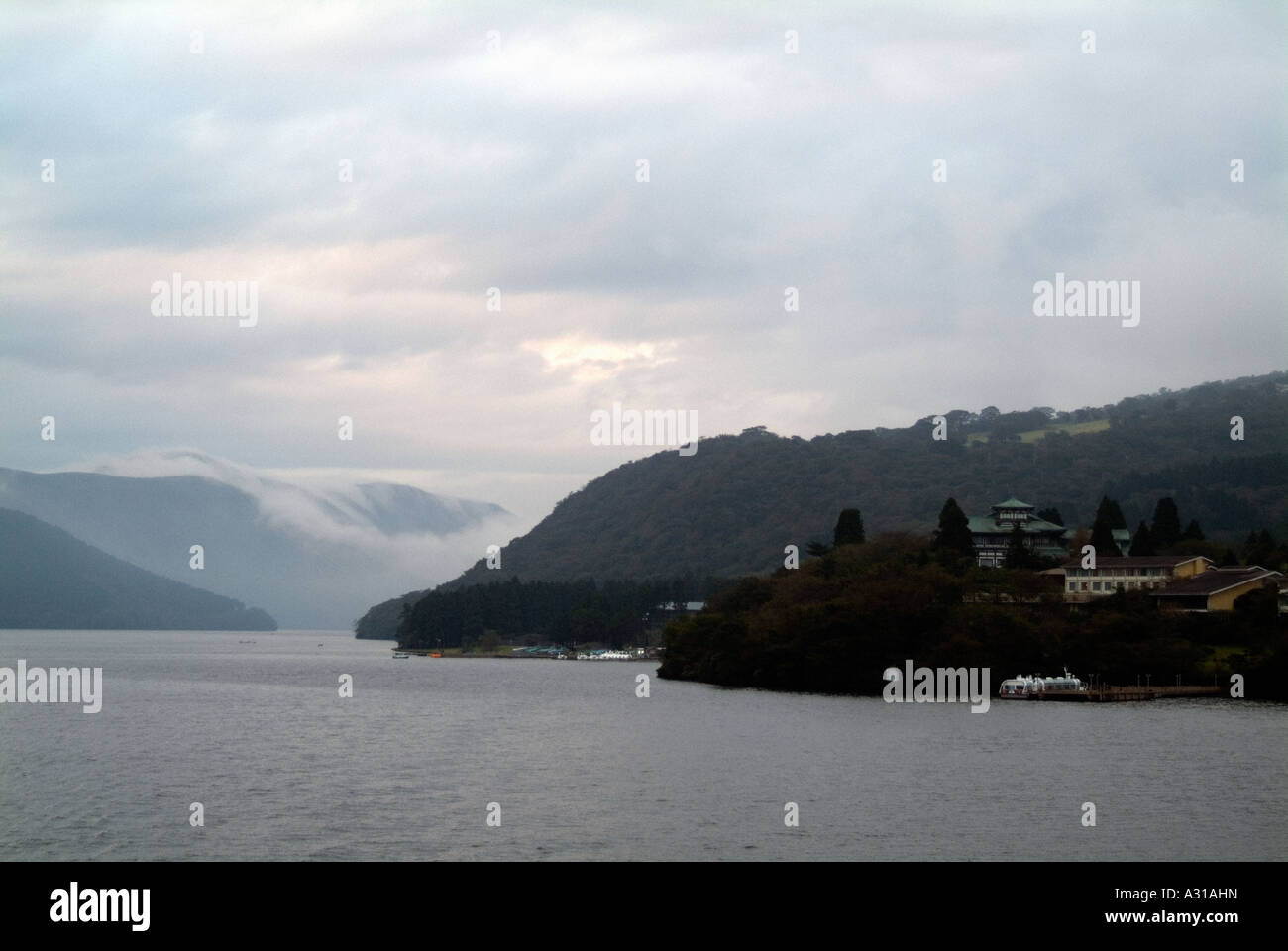 Ashi lake fog hi-res stock photography and images - Alamy