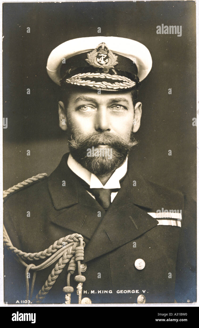 King george v postcard hi-res stock photography and images - Alamy