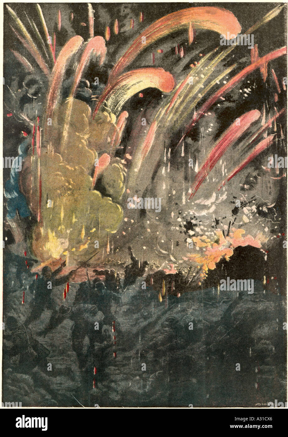 Trenches during attack hi-res stock photography and images - Alamy