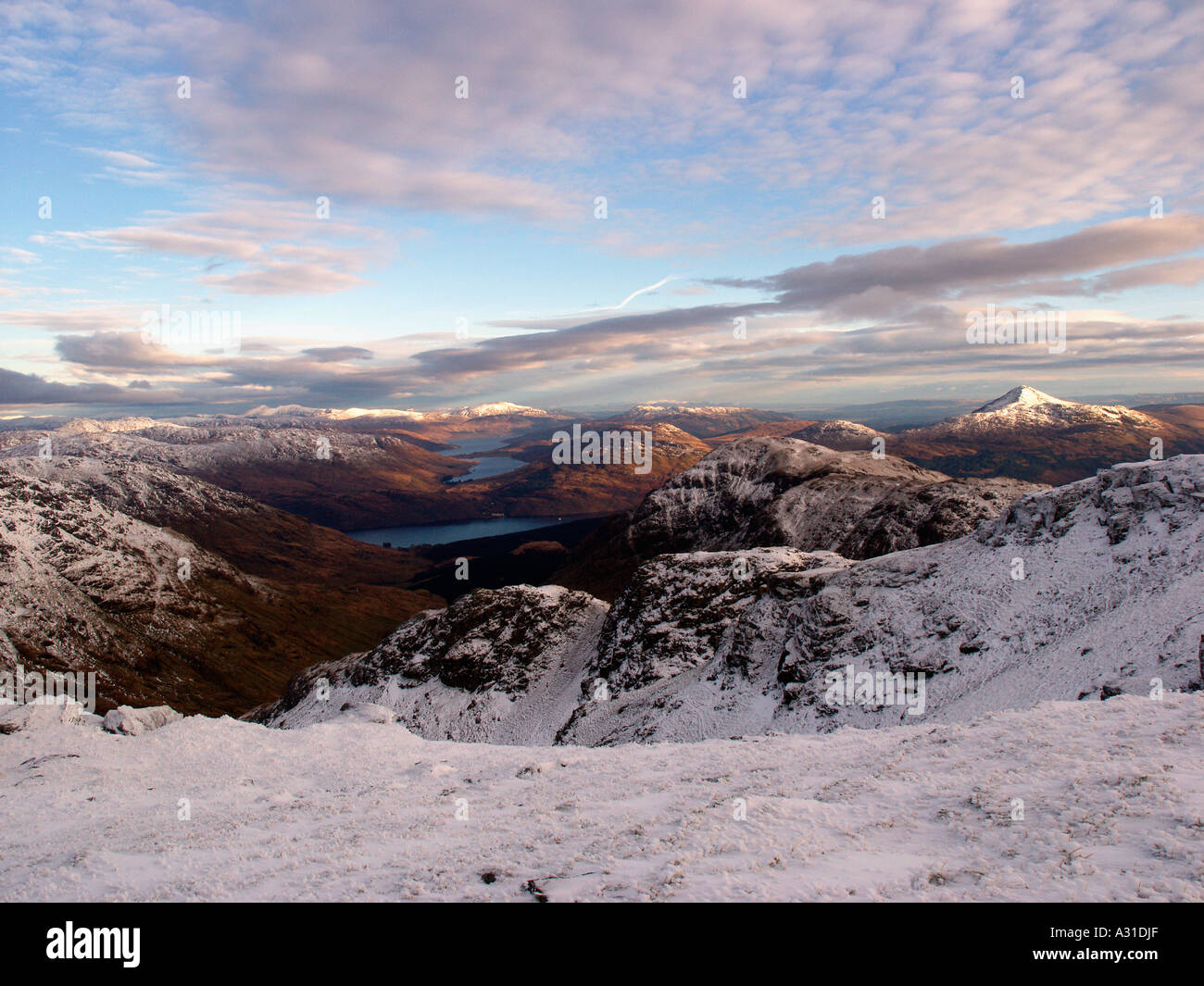 The Trossachs and Ben Lomond from Ben Ime, Argyle Stock Photo - Alamy