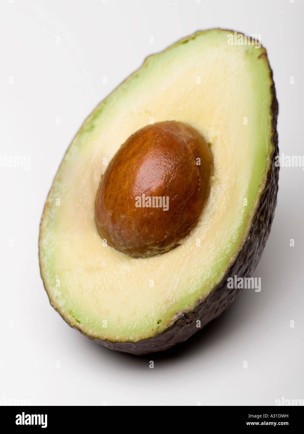 Cross section of an avocado Stock Photo - Alamy