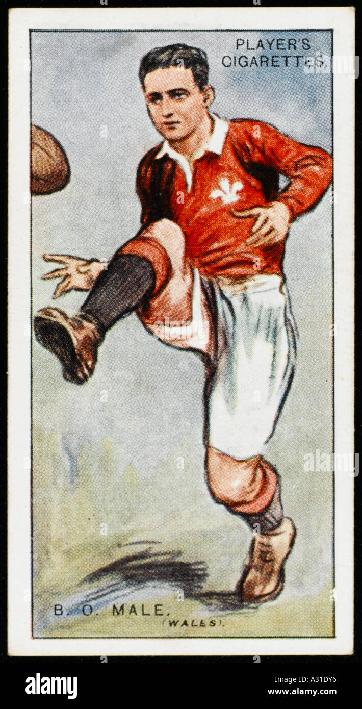 Male Welsh Rugby Stock Photo - Alamy