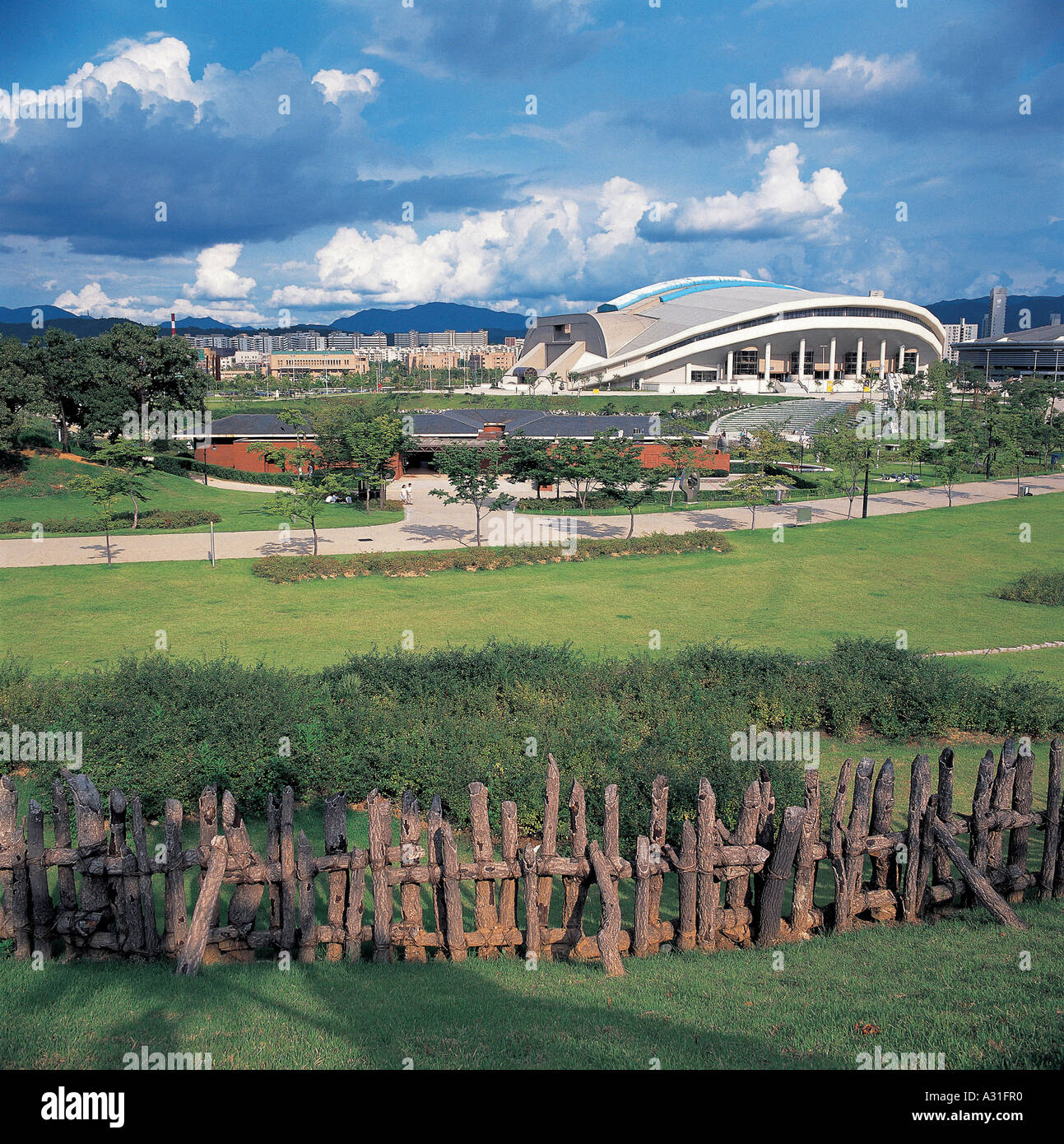Playing Field,Stadium,Park,Parkland,Day,Seoul Prov Stock Photo - Alamy