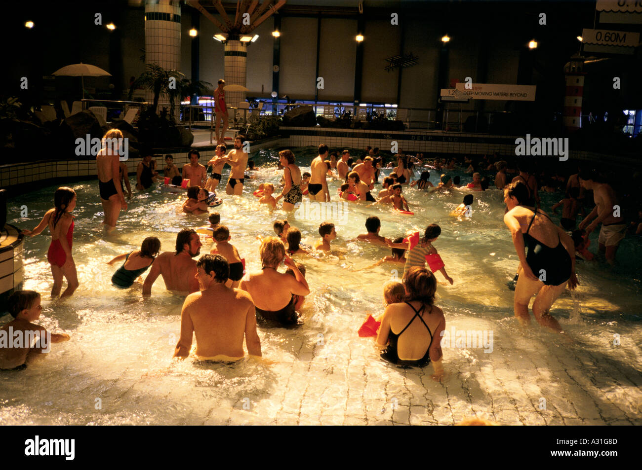 holiday makers butlins holiday camp Stock Photo - Alamy
