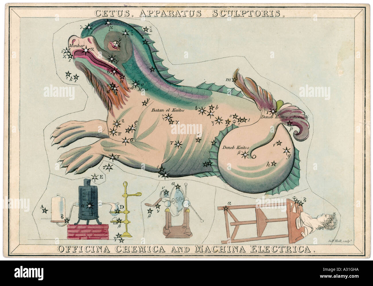 Sea monster map hi-res stock photography and images - Alamy