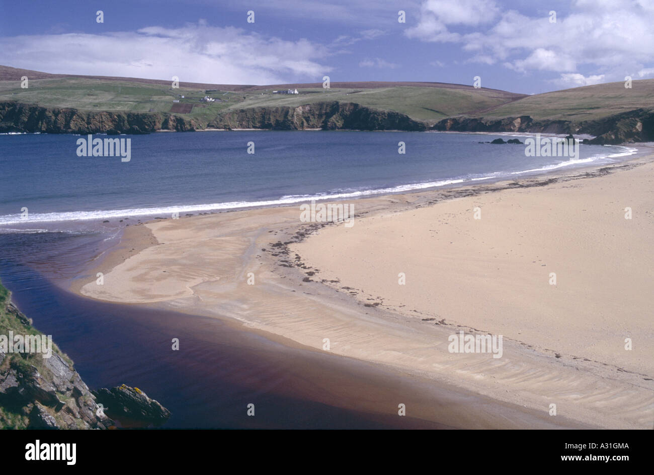 Burra Firth Unst Shetland Isles Stock Photo - Alamy