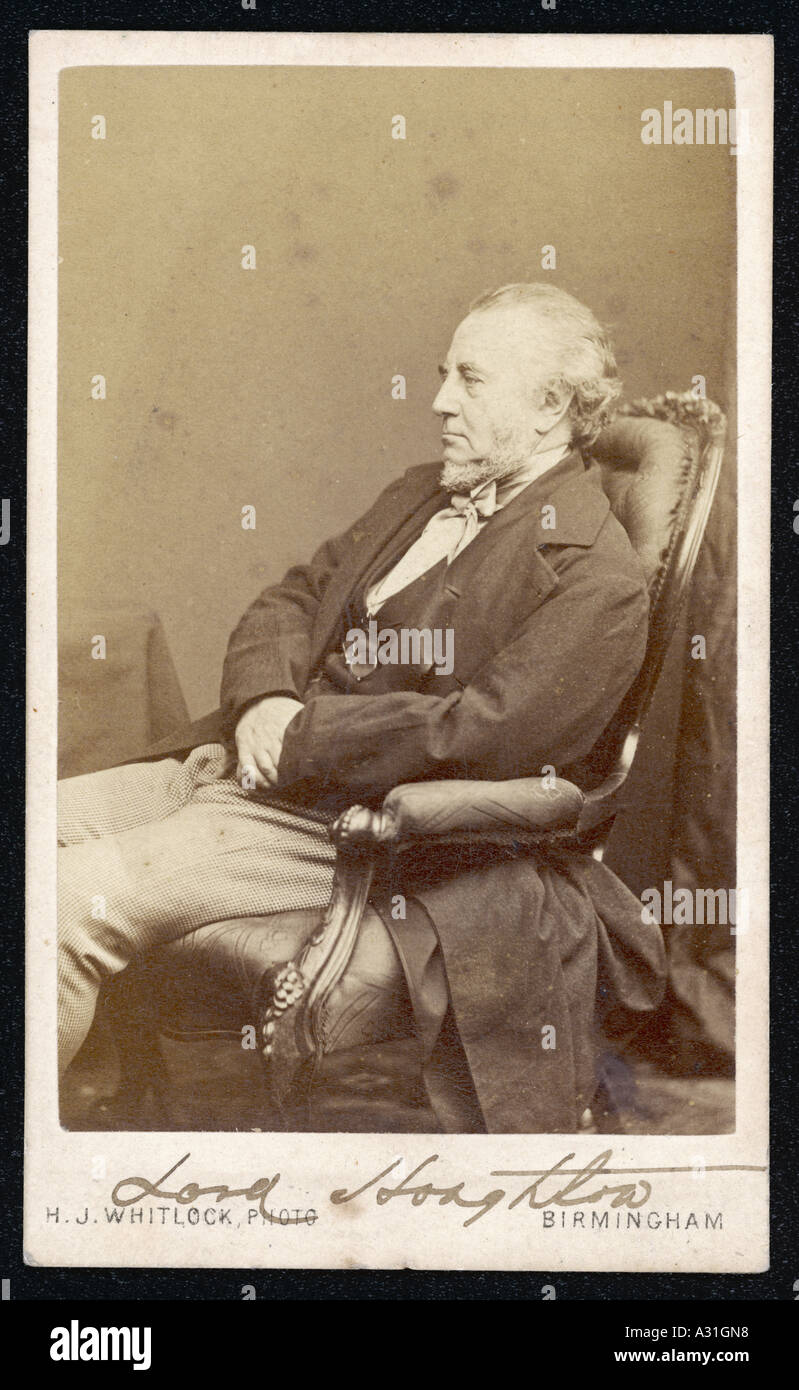 Richard Monckton Milnes 1st Baron Houghton High Resolution Stock ...