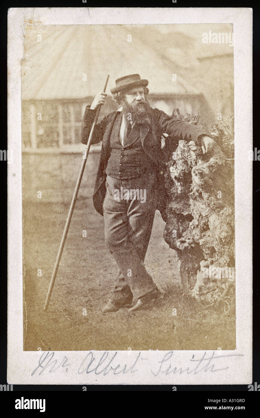 Albert Smith Cdv Stock Photo - Alamy