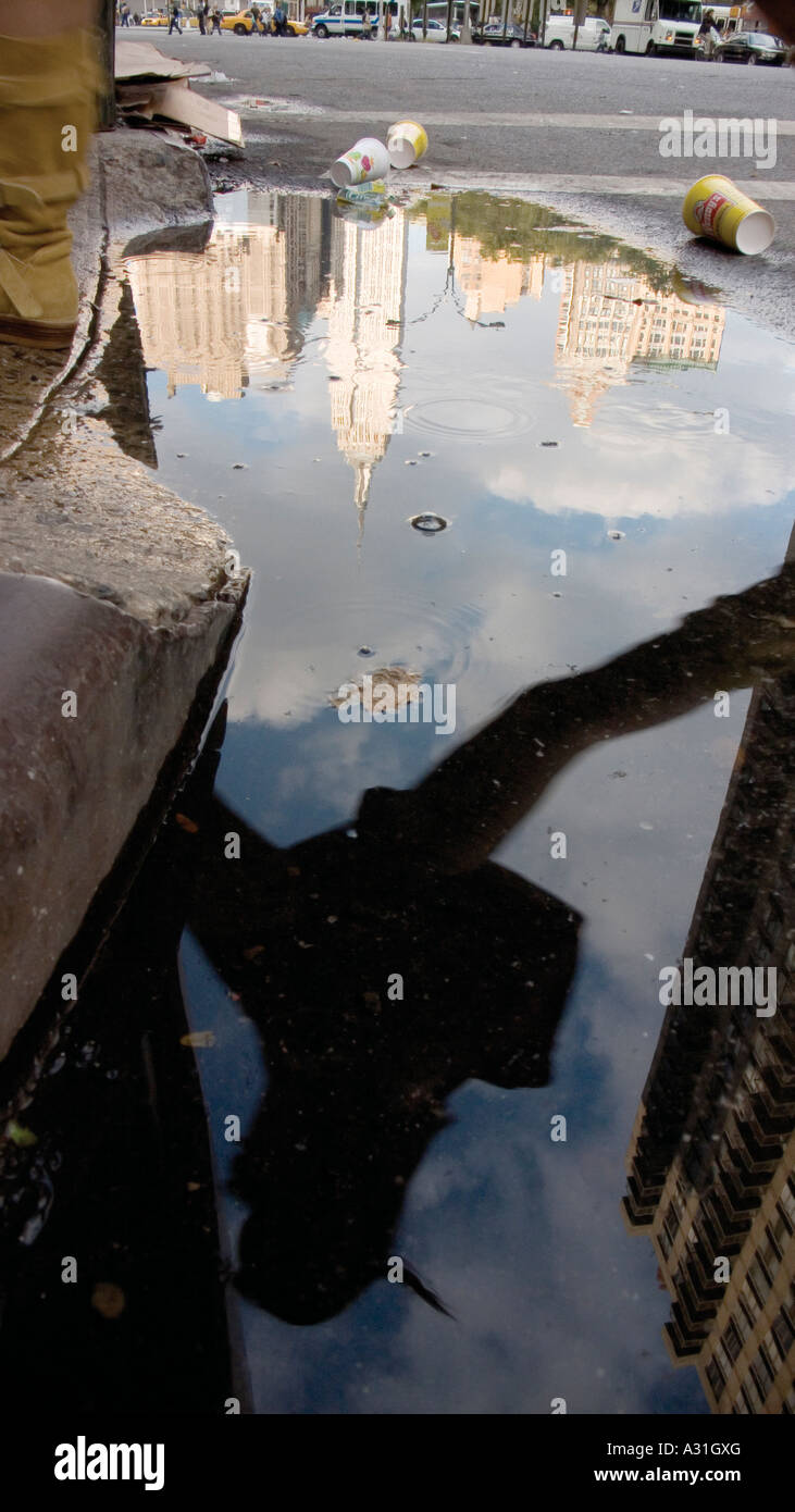Puddle Jumping In New York City High Resolution Stock Photography and ...