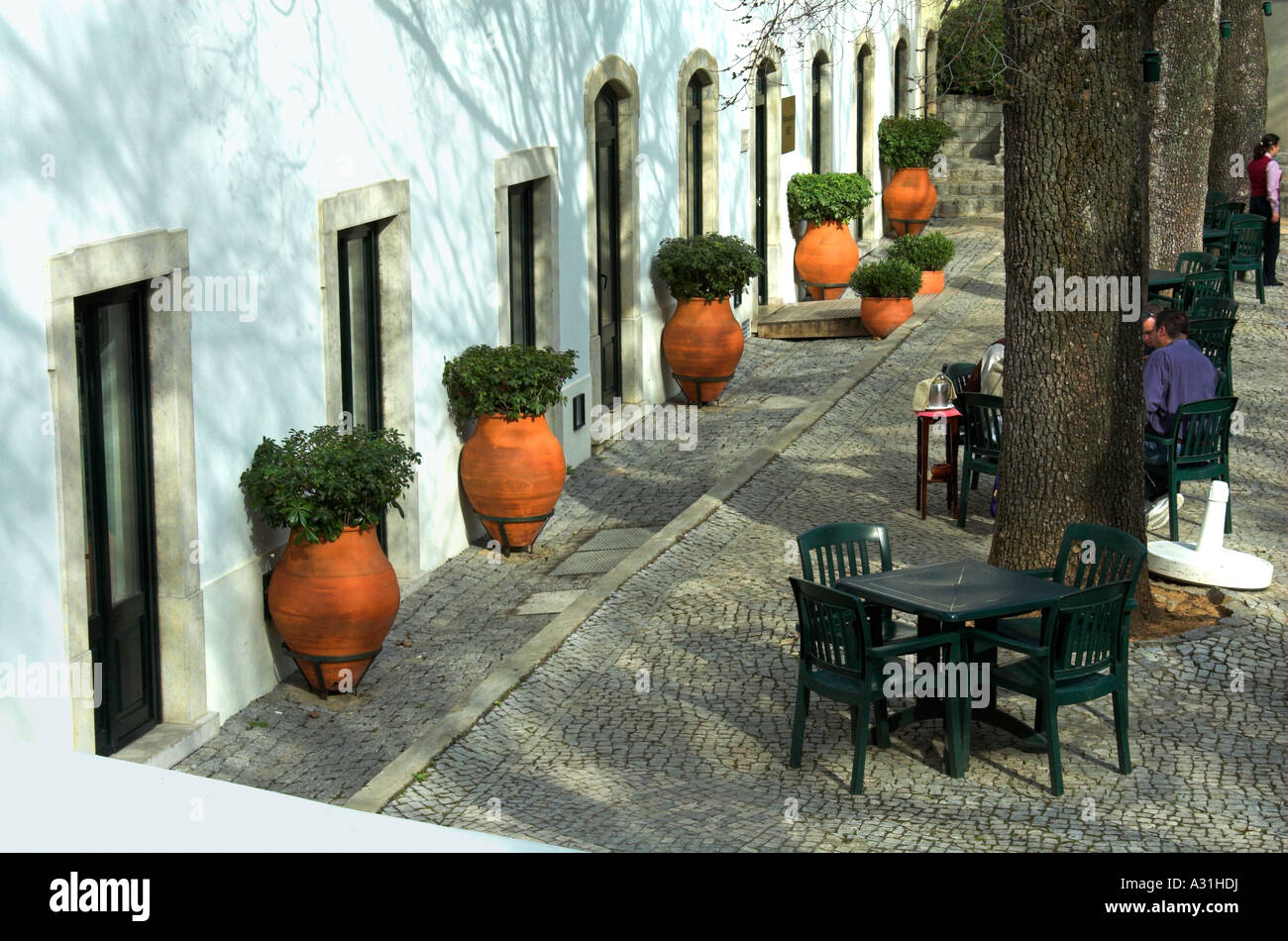 Restaurant, Caldas de Monchique Stock Photo - Alamy