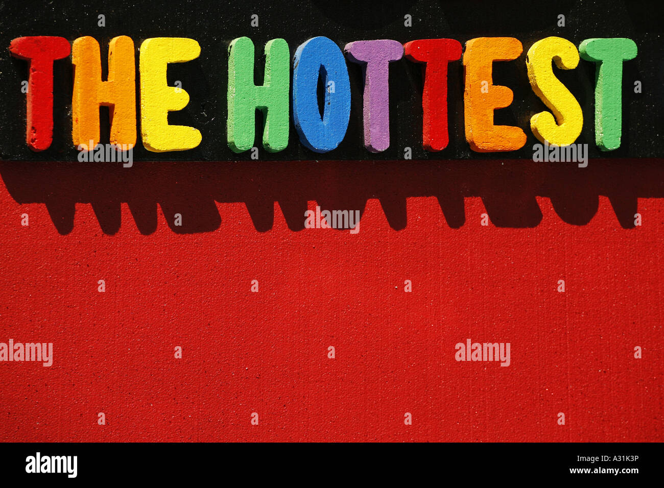 The Hottest sign Stock Photo - Alamy