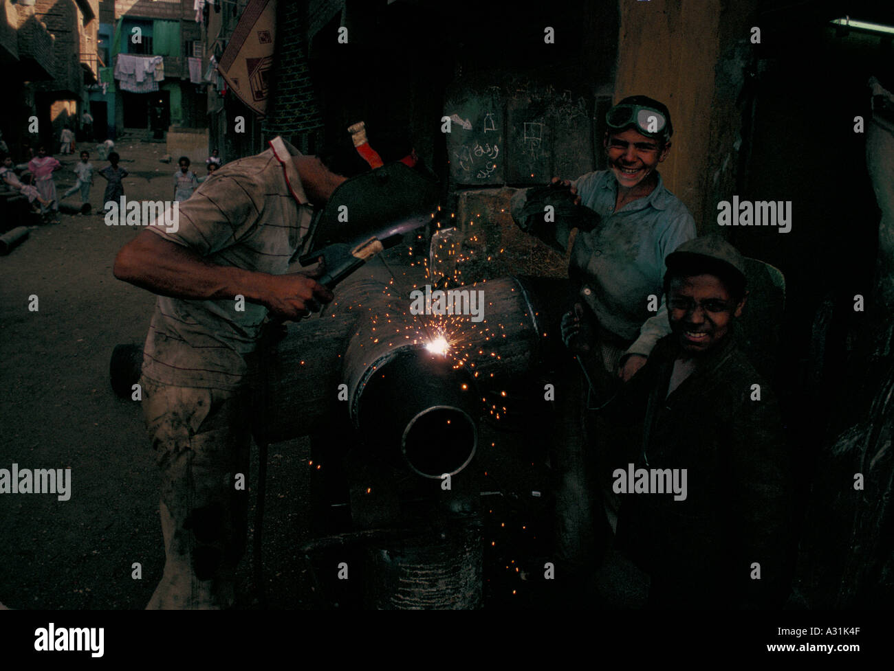 child labour egypt 1992 Stock Photo - Alamy