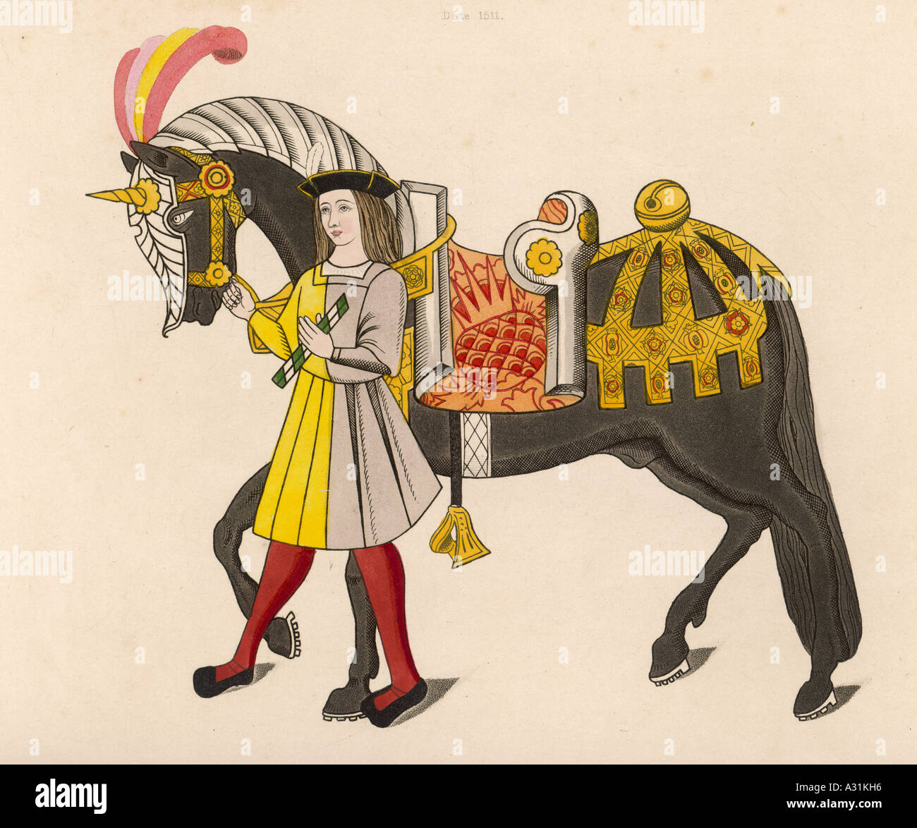 Caparisoned horse hi-res stock photography and images - Alamy