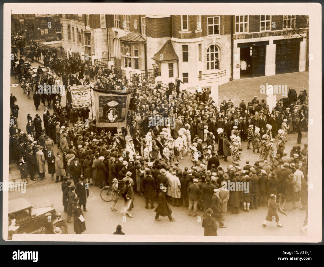 Pearly King Funeral Stock Photo - Alamy
