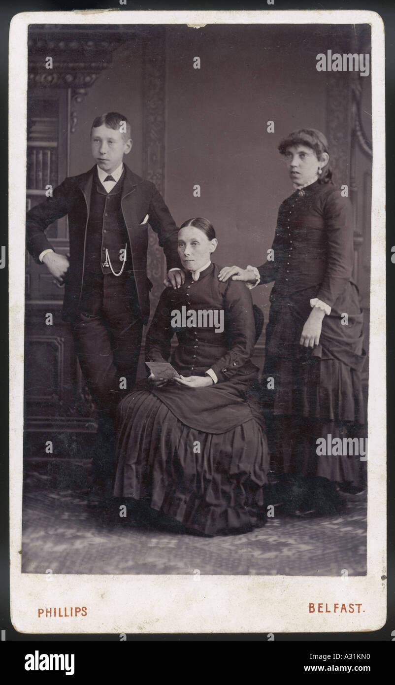 Belfast Family Photo Stock Photo - Alamy