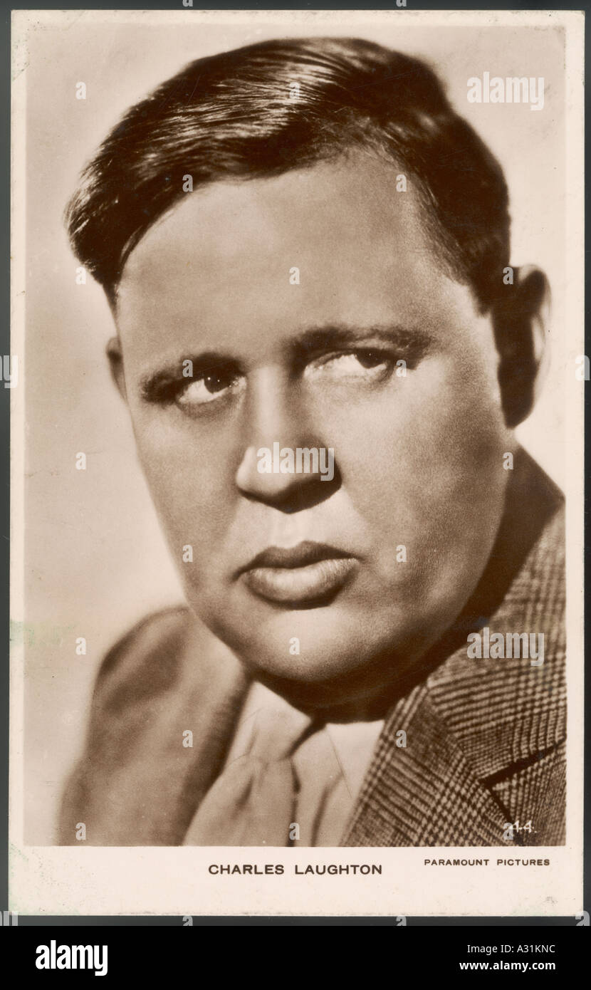 Charles Laughton Glum Stock Photo - Alamy