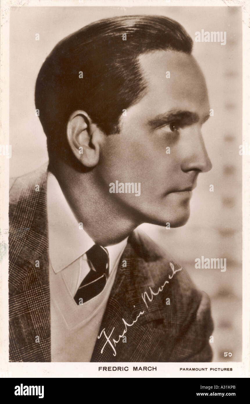 Fredric march hi-res stock photography and images - Alamy