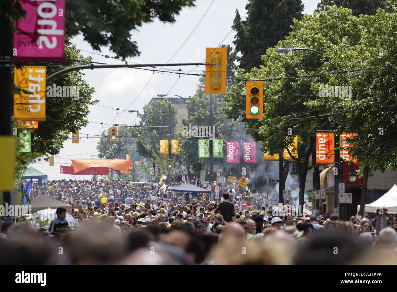 Commercial Drive in Vancouver, Canada Stock Photo - Alamy