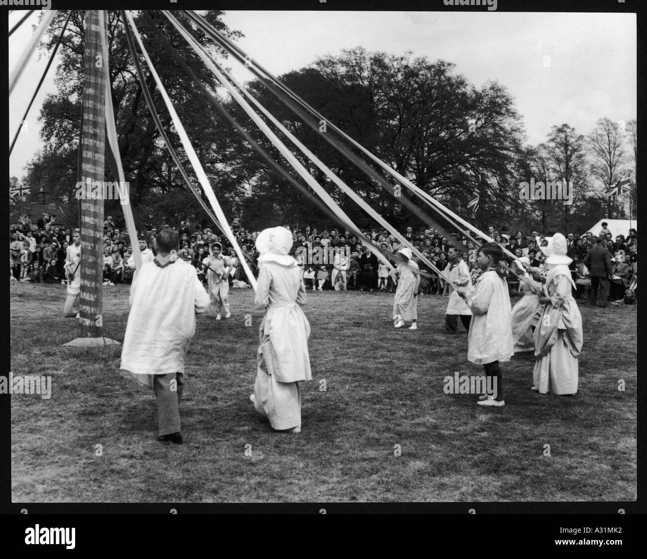 Vintage Maypole Dance