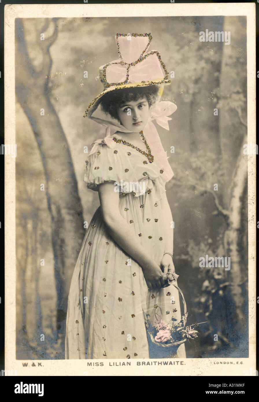 Lilian Braithwaite 1905 Stock Photo - Alamy