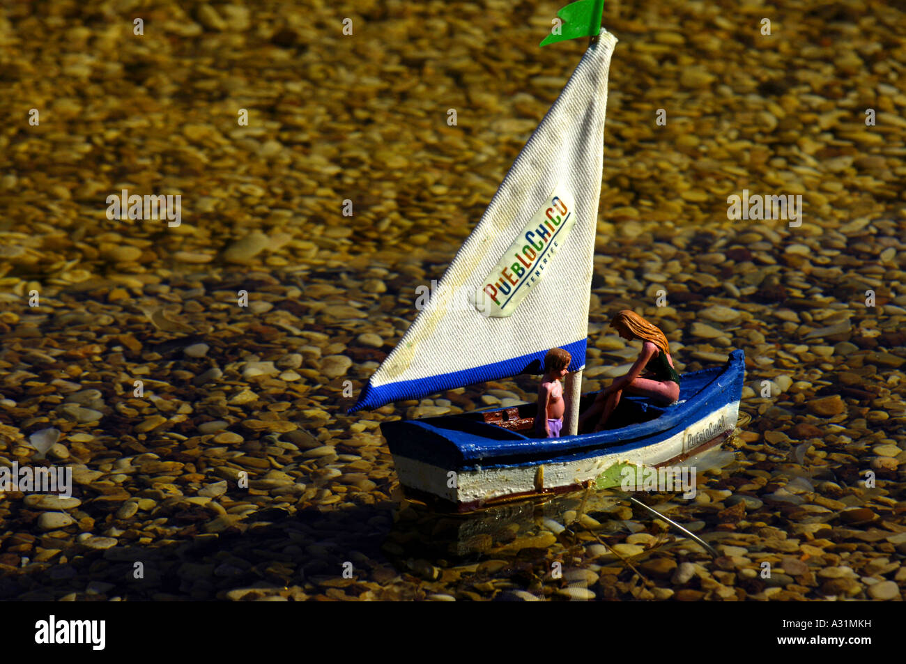 sail boat colours color boats models model village beach yacht Stock ...