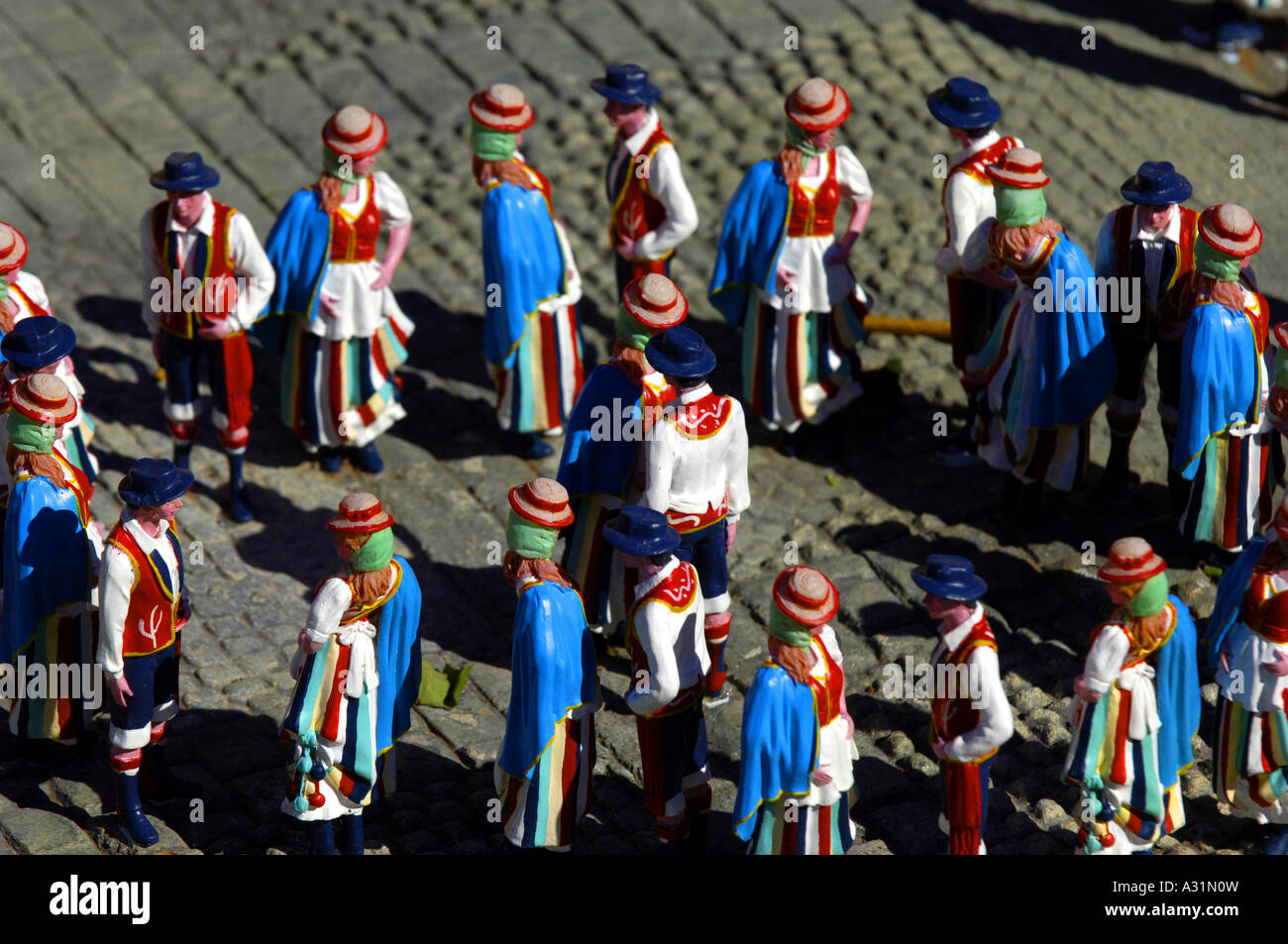 models figure miniature traditional canarian dress costume tenerife ...