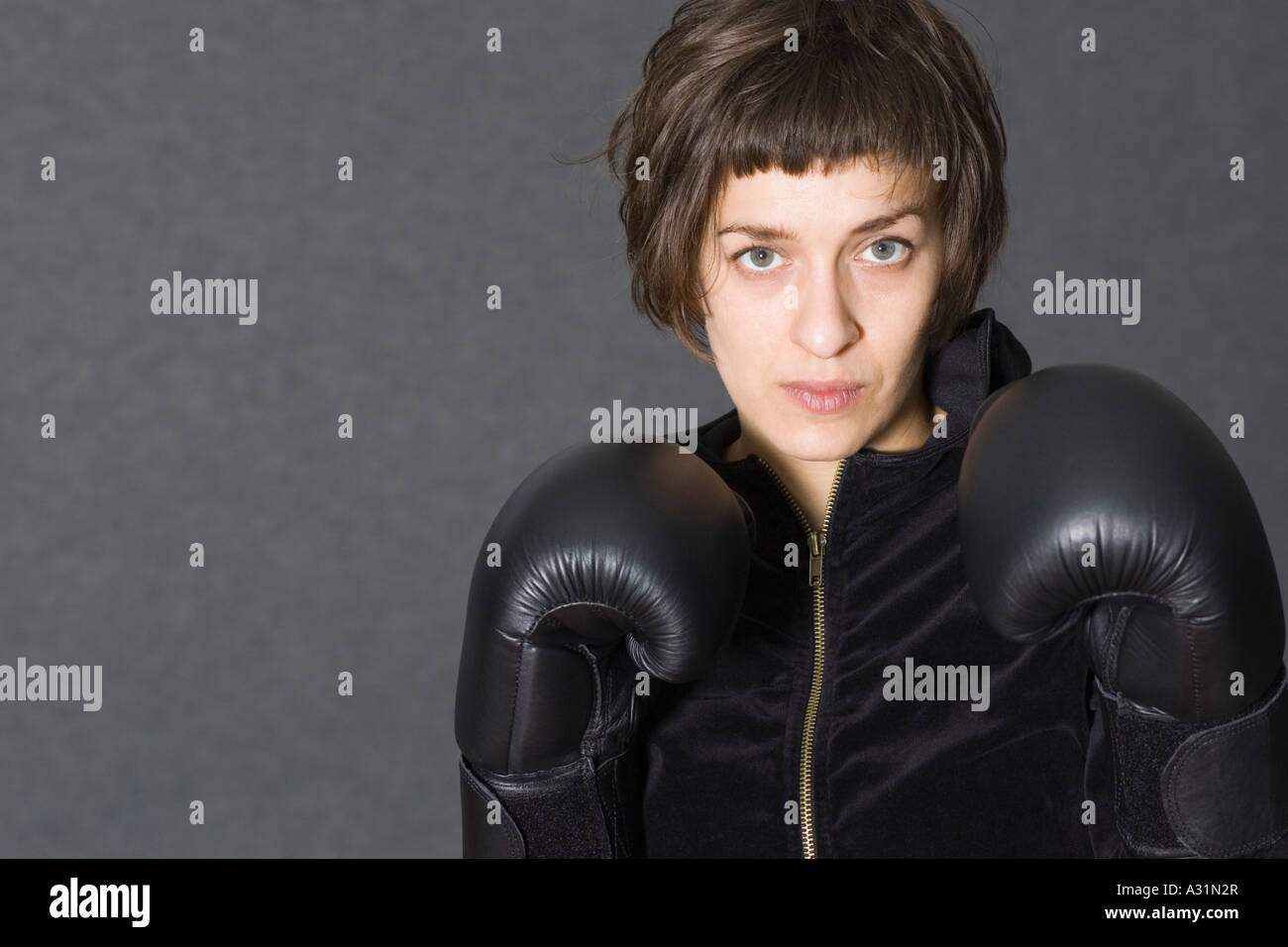 Woman wearing black sweater hi-res stock photography and images - Alamy