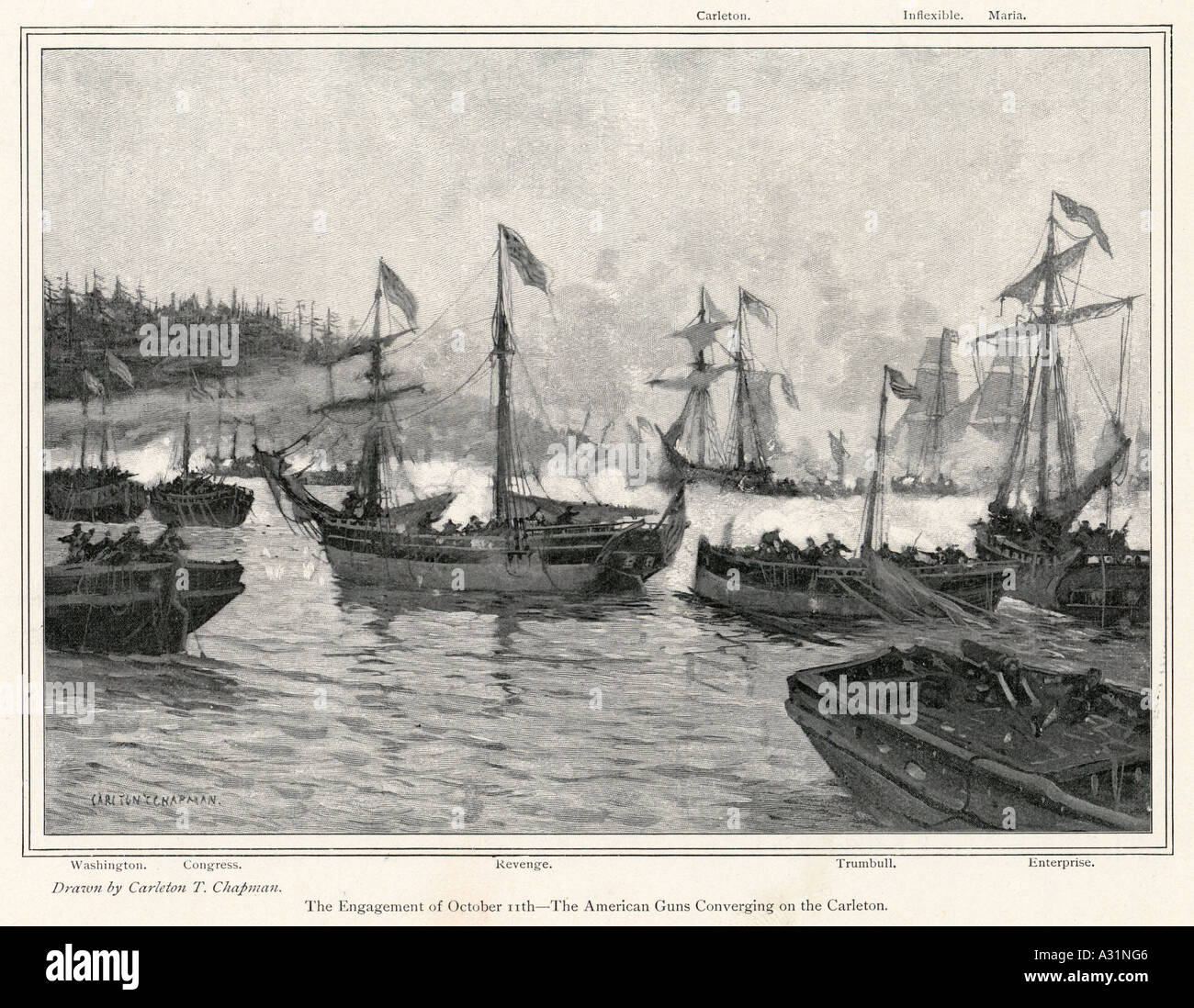 Battle of lake champlain hi-res stock photography and images - Alamy