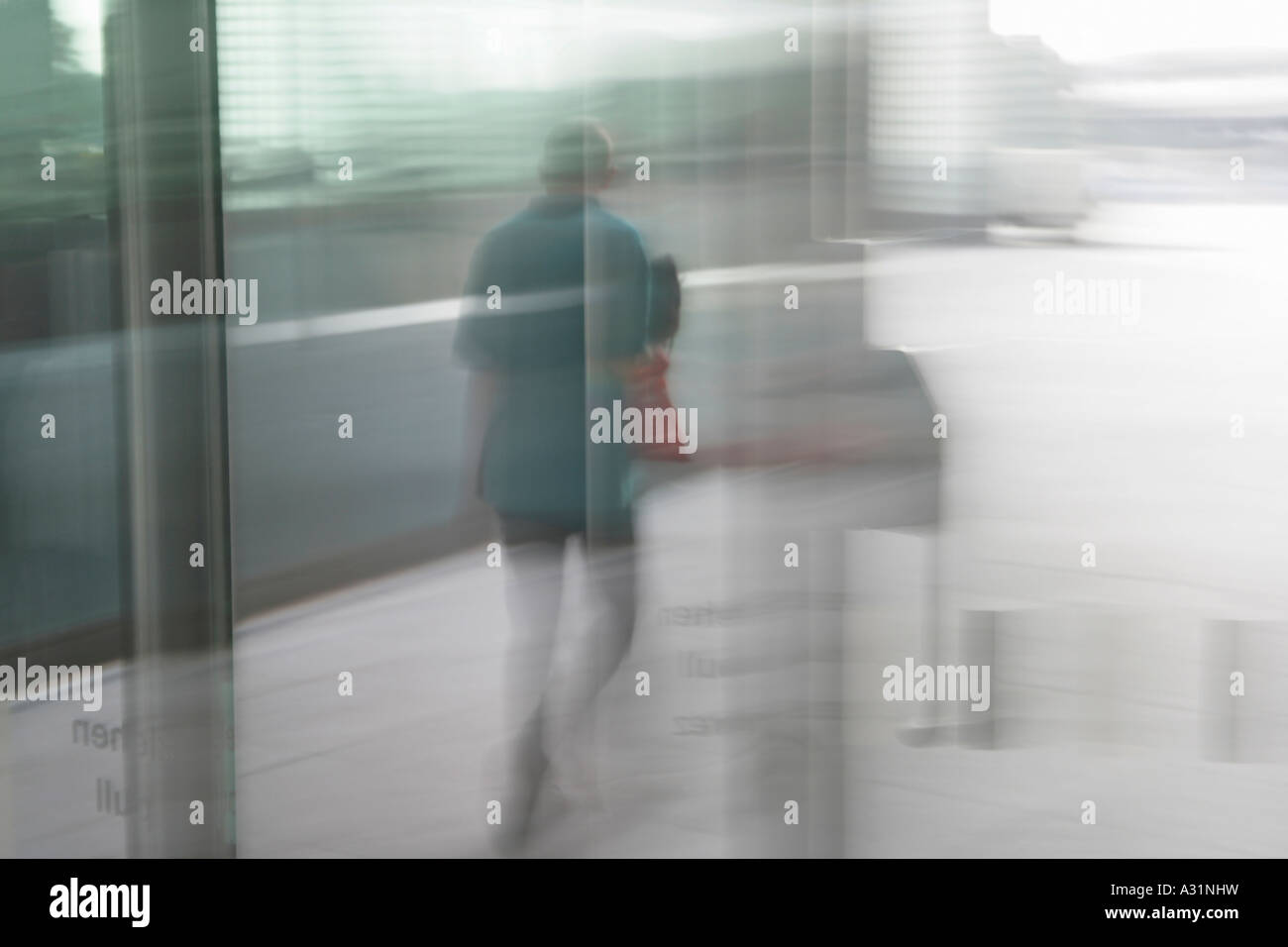Person multiple reflection glass hi-res stock photography and images ...