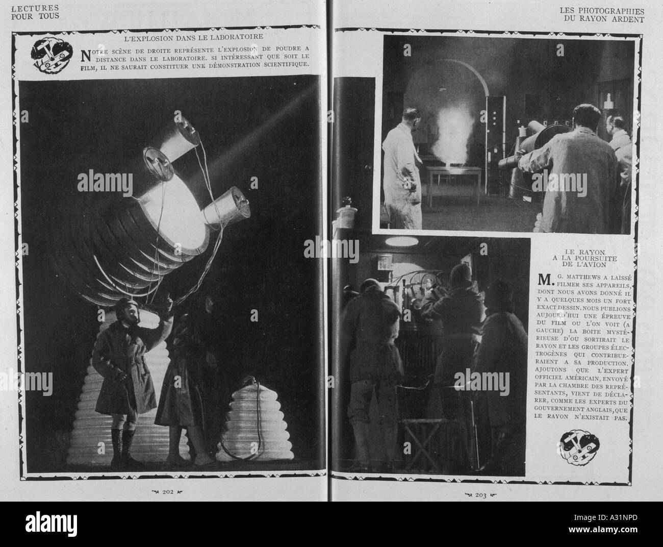 The inventor death ray which hi-res stock photography and images - Alamy