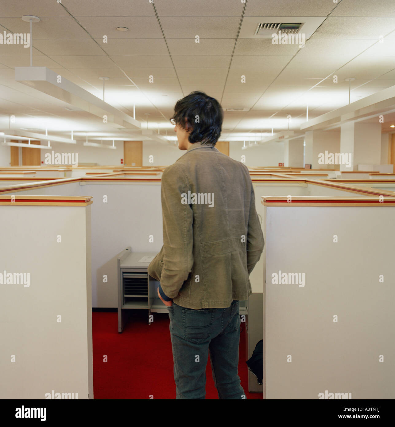 Hands in pockets rear view jacket hi-res stock photography and images ...