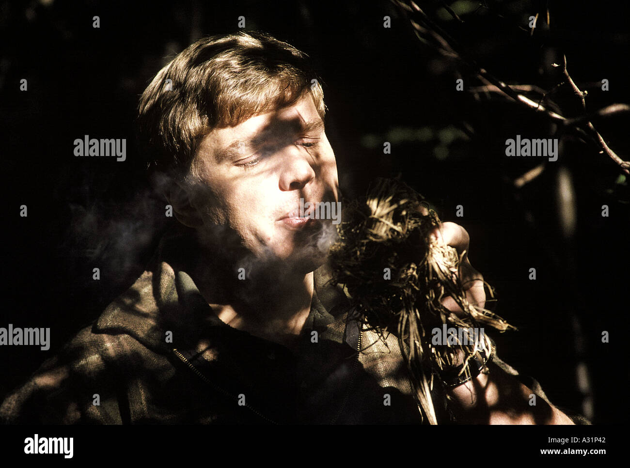 ray mears survivalist Stock Photo - Alamy