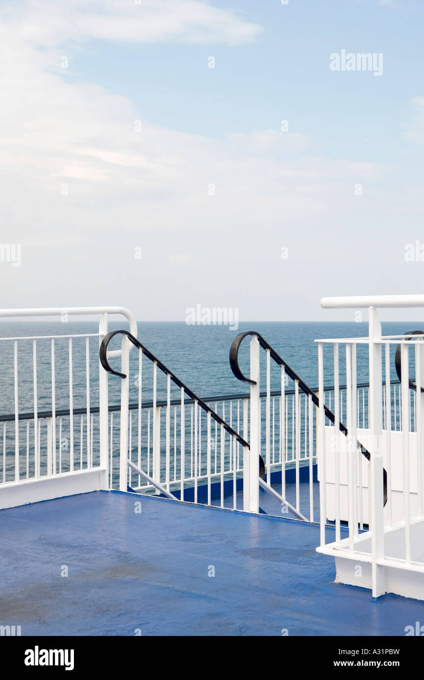 View of horizon from deck of ship Stock Photo - Alamy