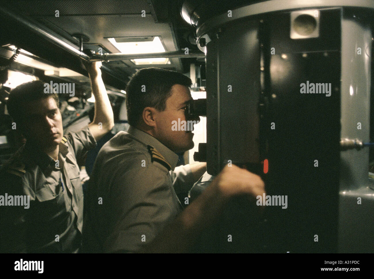 submarine tireles captin officer john edgell 1995 Stock Photo - Alamy