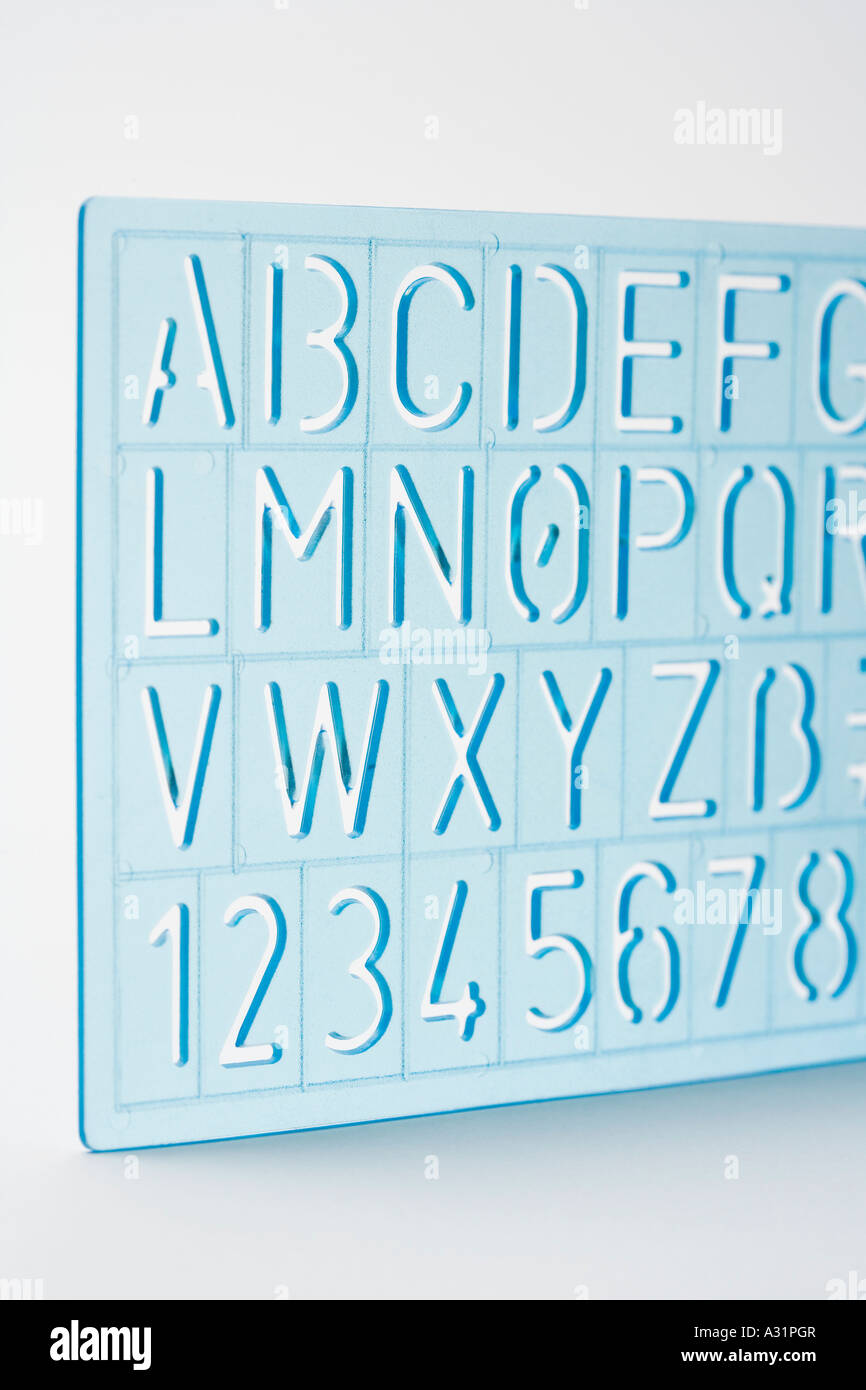 Single stencil hi-res stock photography and images - Alamy