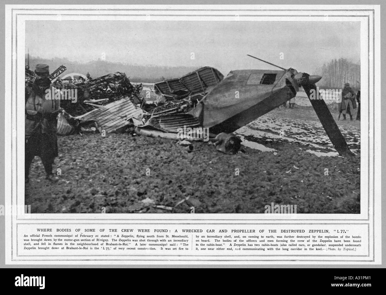 Zeppelin wreck Black and White Stock Photos & Images - Alamy
