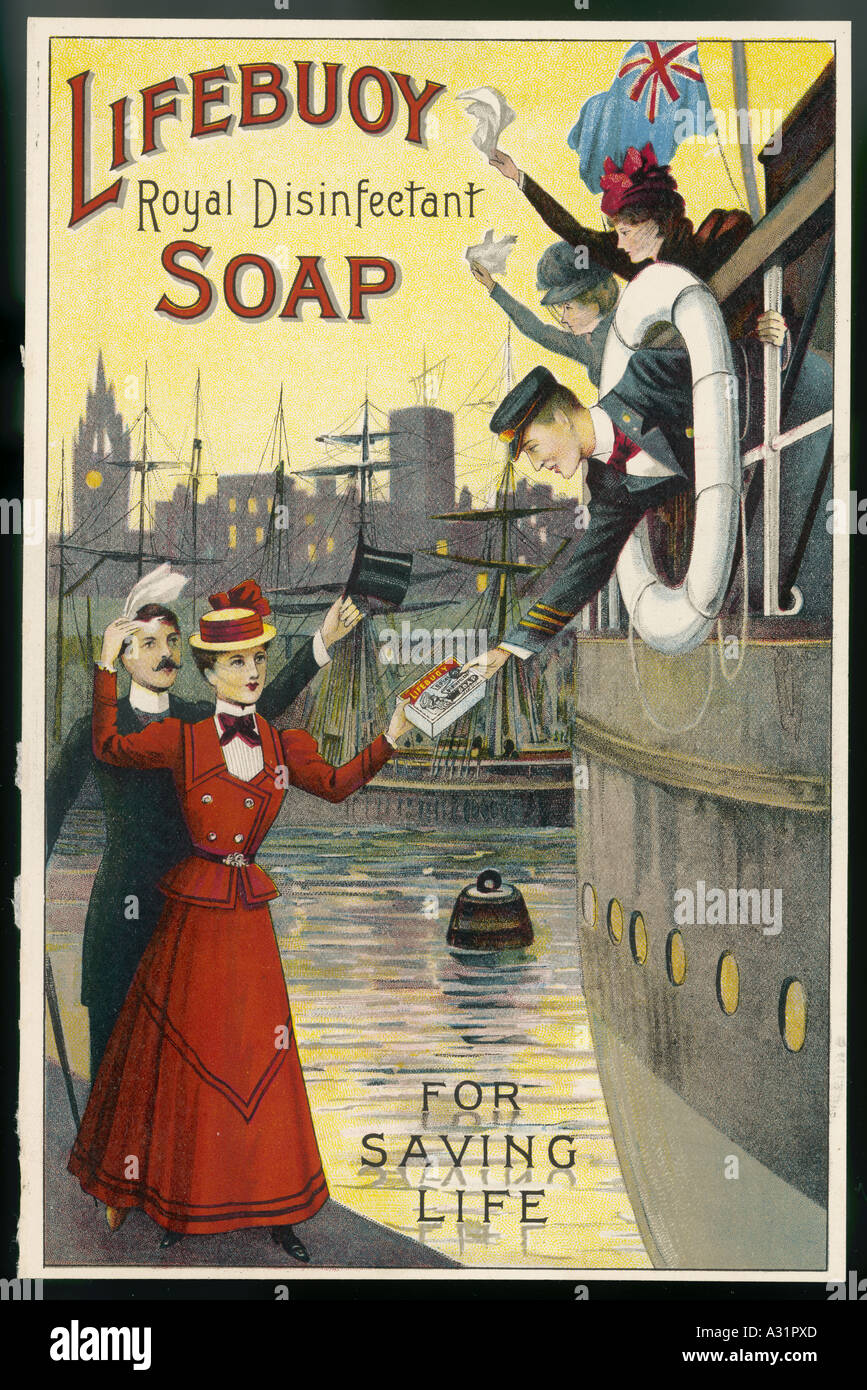 Lifebuoy soap advert hi-res stock photography and images - Alamy