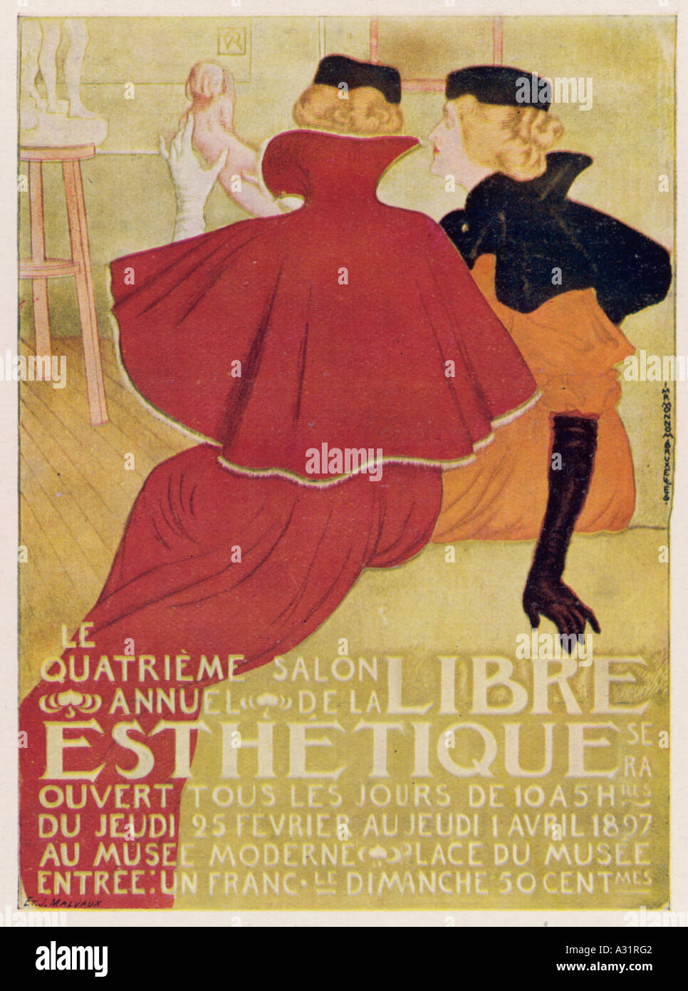 Poster for la libre esthetique hi-res stock photography and images - Alamy