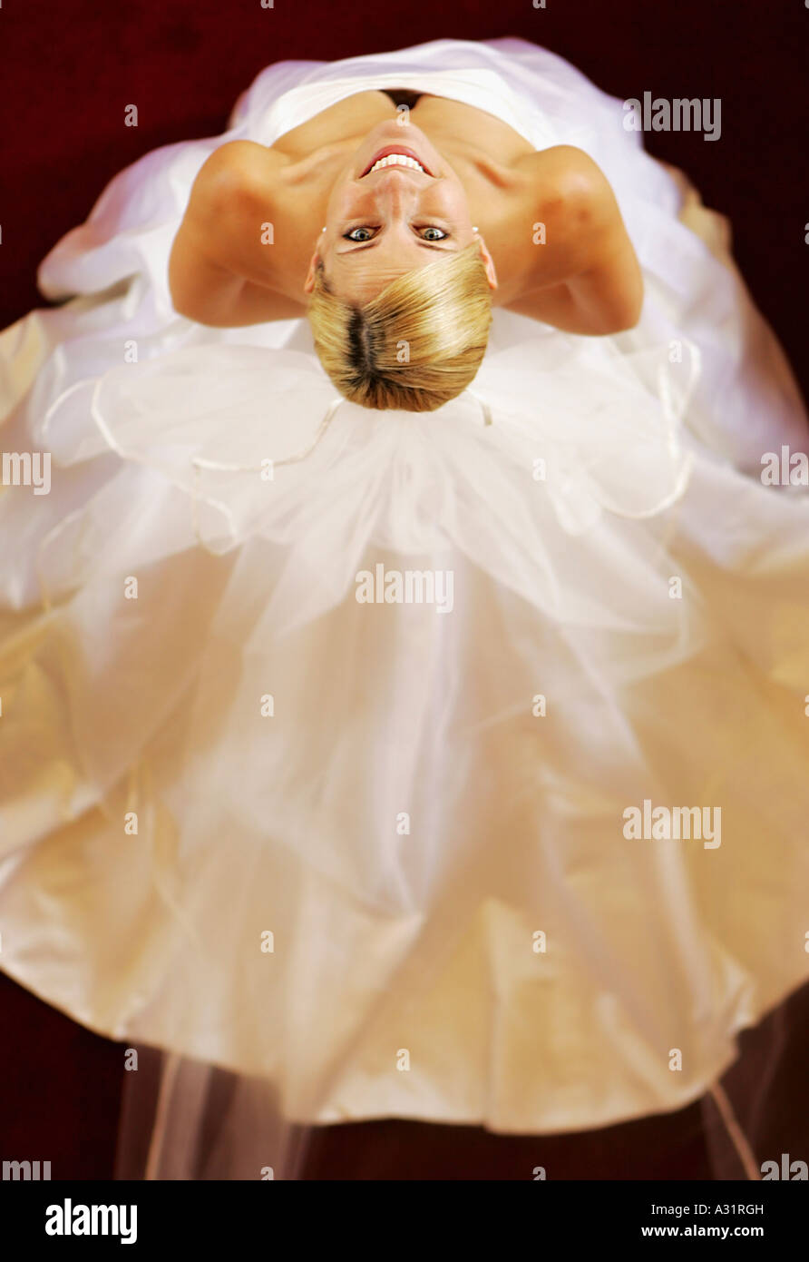 Wedding dress cleavage hi-res stock photography and images - Alamy