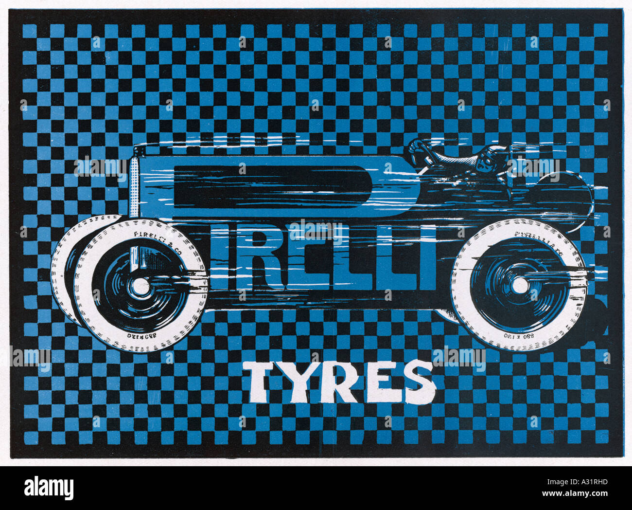 Advert Pirelli Tyres Stock Photo - Alamy