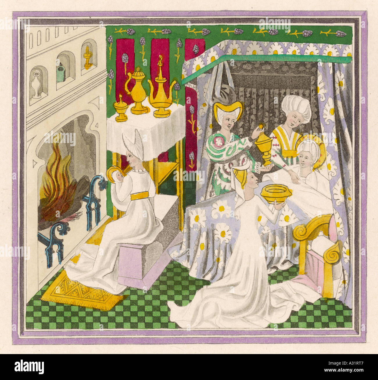 Medieval birth hi-res stock photography and images - Alamy