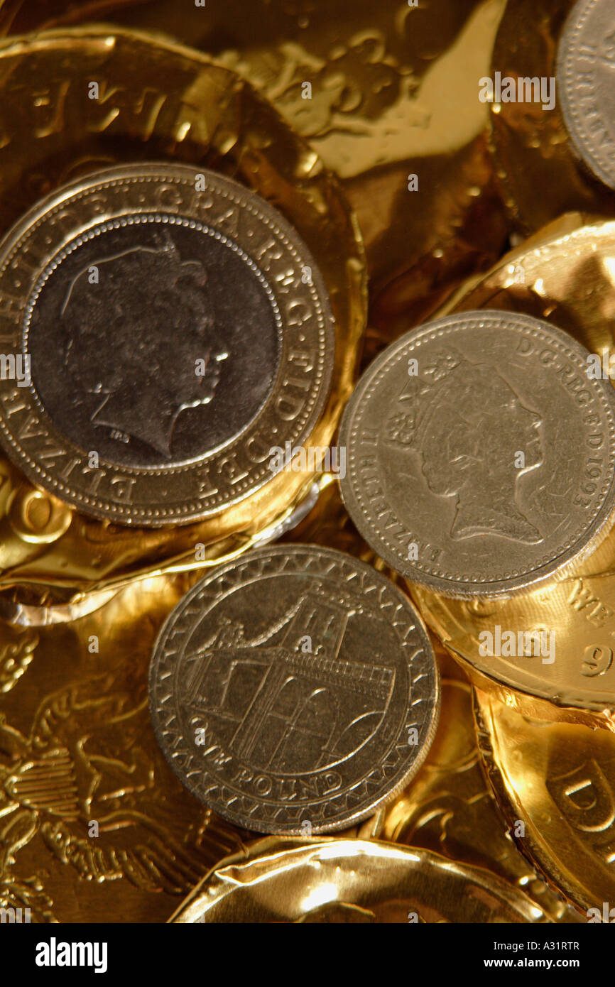 Money, Real and Unreal Stock Photo - Alamy