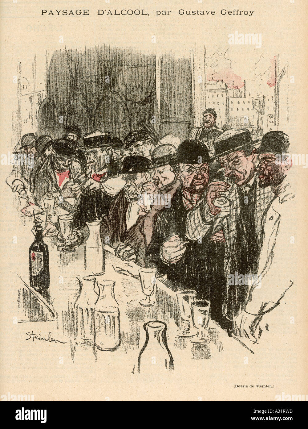 Paris bar 1895 hi-res stock photography and images - Alamy
