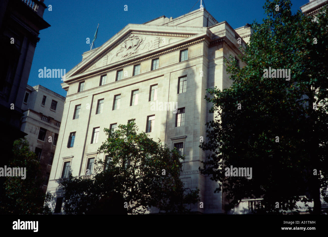 Facade of Bush House, The Strand, London WC2, UK Stock Photo - Alamy