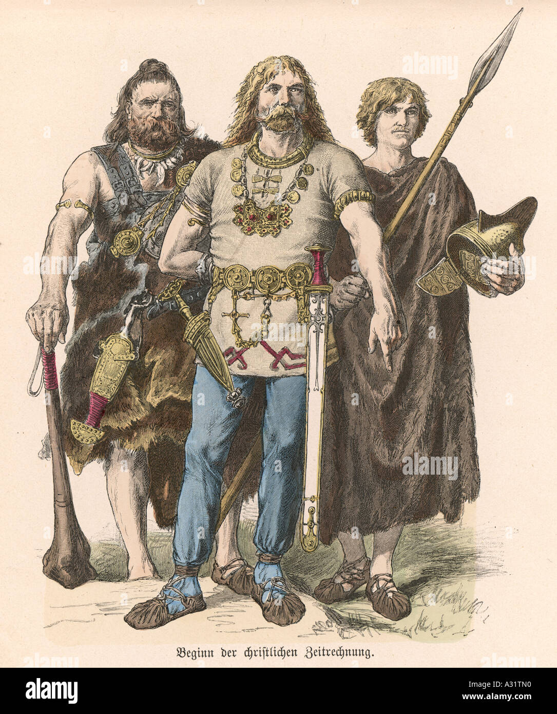 German Tribal Men Stock Photo - Alamy