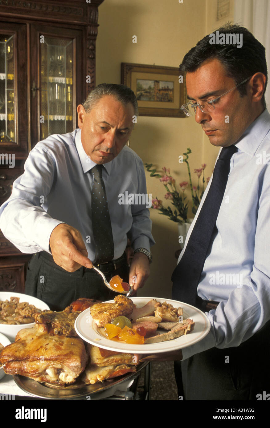 Agostino Campari owner Campari restaurant Abbiategrasso Lombardy Italy ...