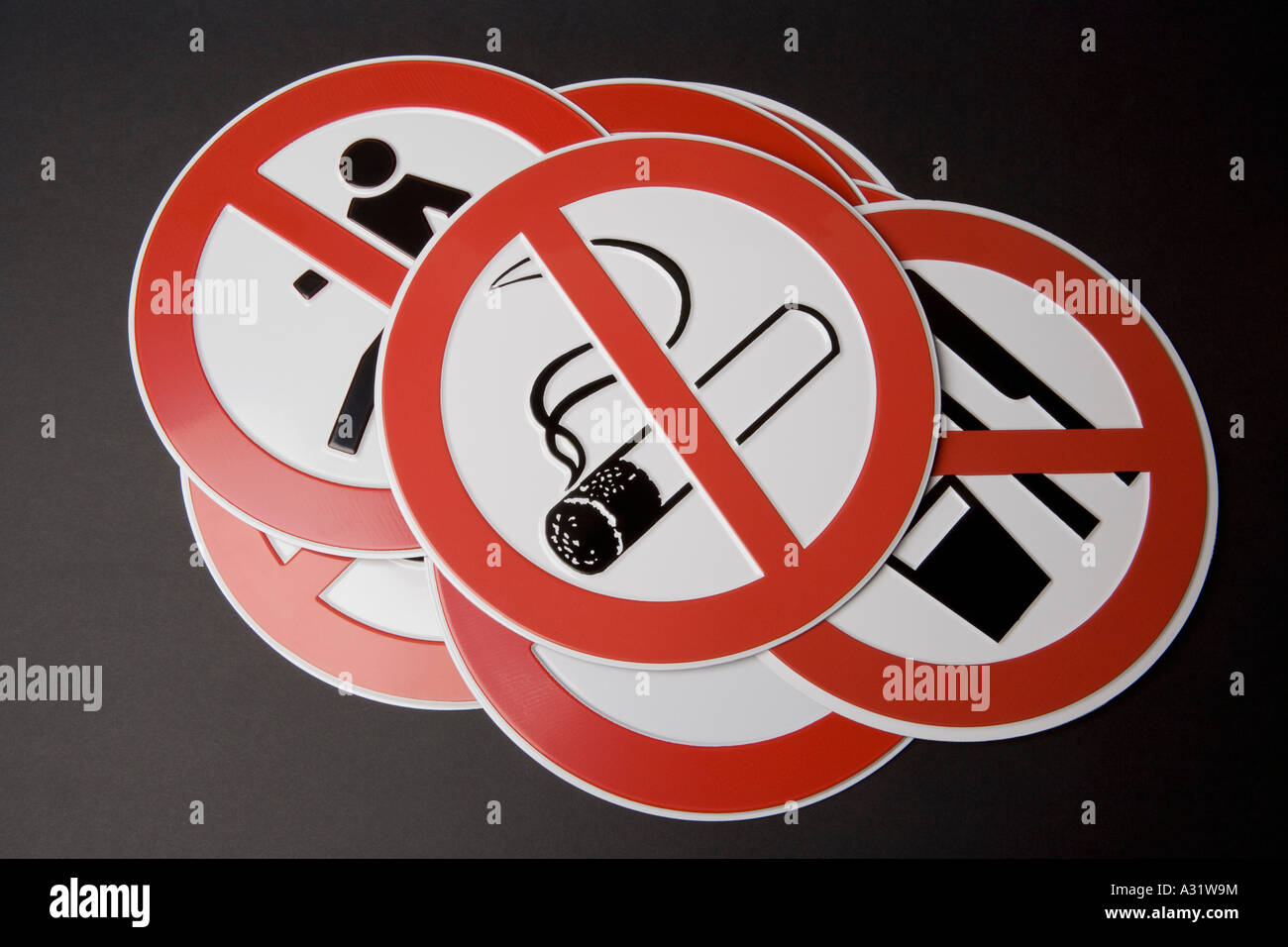 Various restriction signs Stock Photo - Alamy