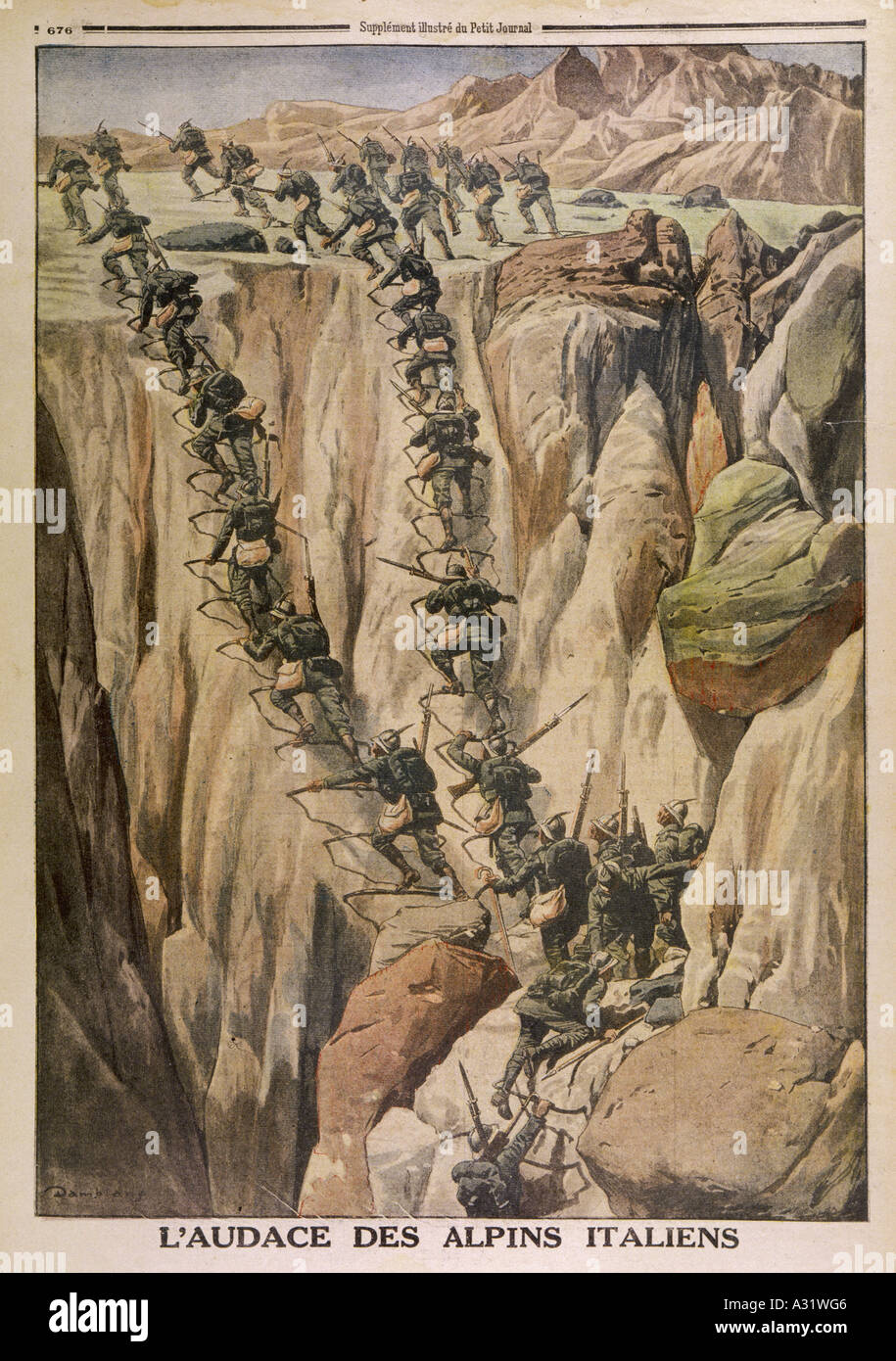 Wwi Alpine Italians Stock Photo - Alamy